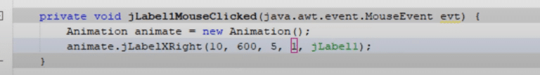 Animation in Java Swing or Move components | 100% best for beginners