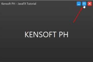How to maximize JavaFX undecorated window | 100% Best for beginners