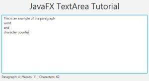 6 examples of Text Area in JavaFX | Perfect for beginners